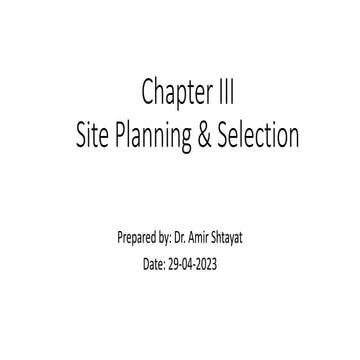 Ch. 3 Site Selection and Planning (1).pptx