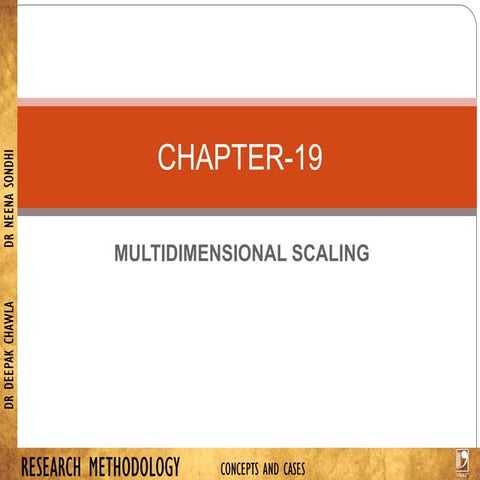 Multi Dimensional Analysis PPT Chawla and Sondhi | PPT