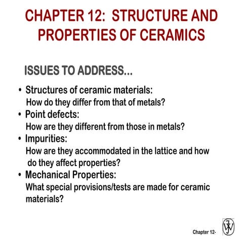 Ceramics: Properties, Fabrication and Applications | PPTX