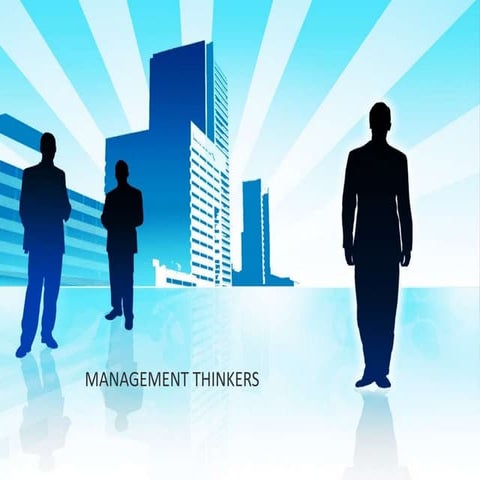 Management thinkers | PPTX