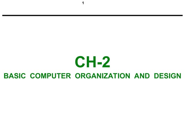 Computer Organization and Architecture. | PPT