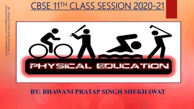 physical education class 12 chapter 1 | PPTX