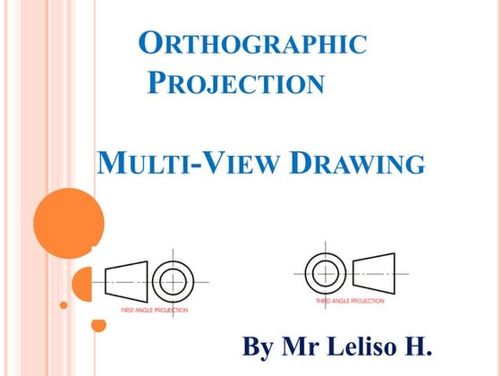 First Angle Orthographic Projection Symbol First Angle Orthographic