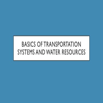 LAND TRANSPORTATION | PPTX