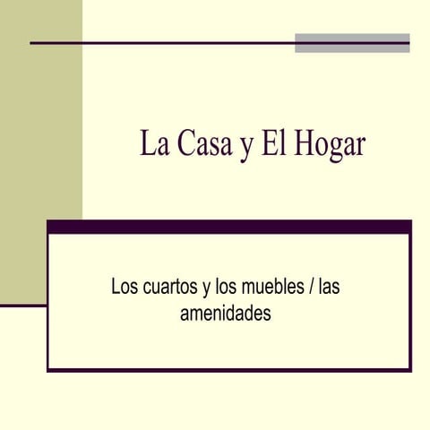 LA CASA | PPT