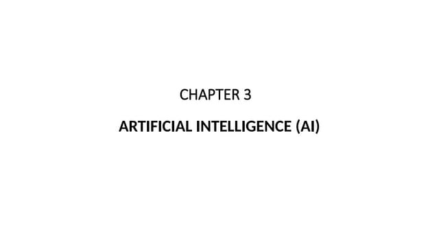 Types of artificial intelligence | PPTX