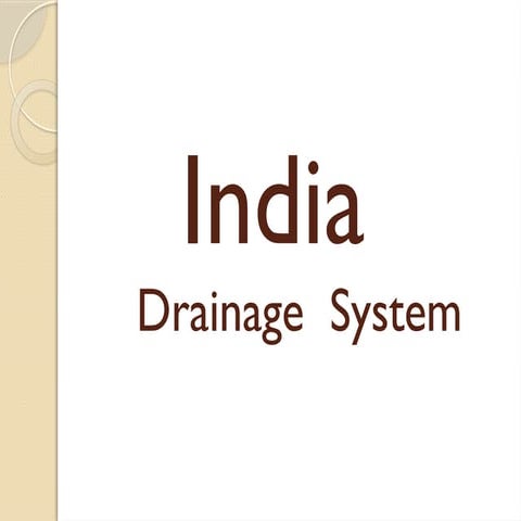 Chapter : DRAINAGE | PPTX