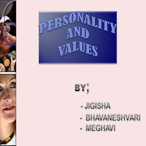 Personality & values | PPT