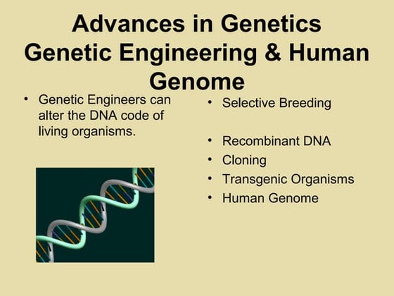 Genetic Engineering lab micro health ppt | PPT