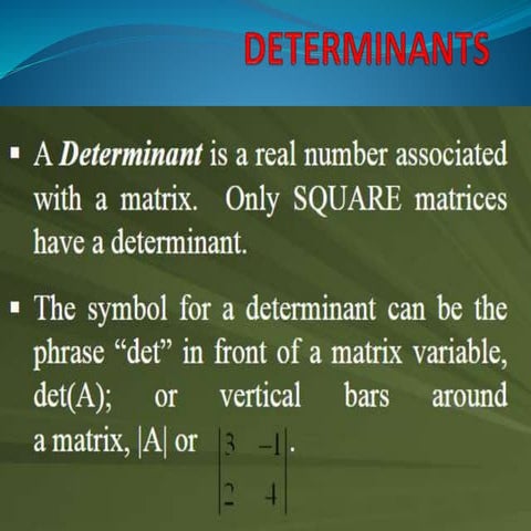 CH -4DETERMINANT (PPT).pptx
