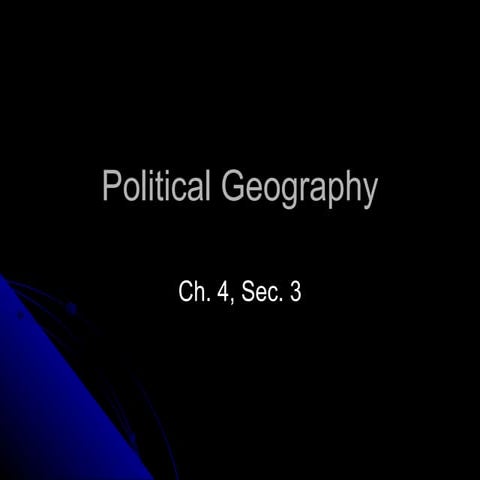 Ch. 4, secs 3 & 4 | PPT | Geography | Science
