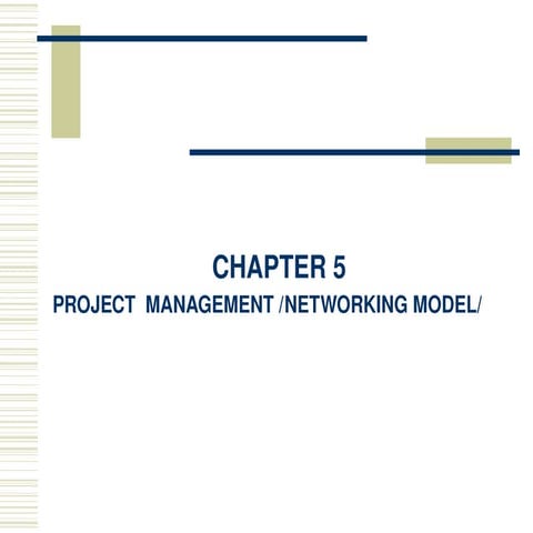 ch-5.pptx operations research chapter about network models | PPTX