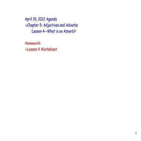 Ch. 5, Lesson 4 | PPT