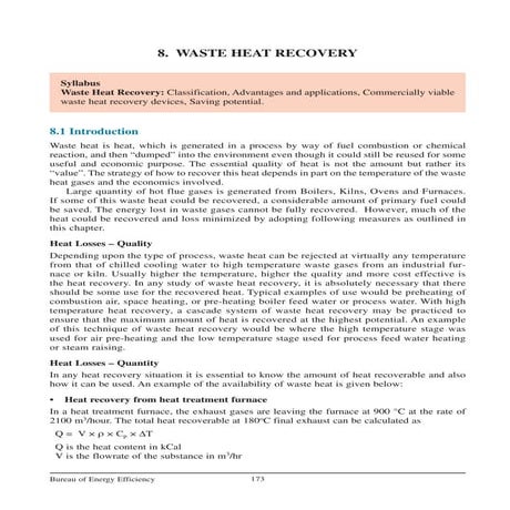 Waste heat recovery | PPT