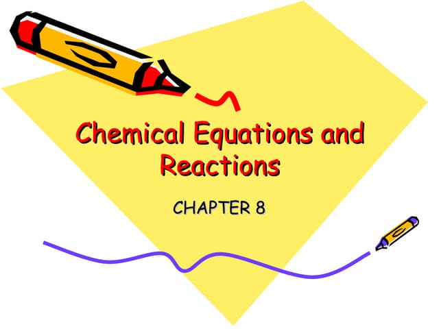 Balancing chemical equation | PPTX