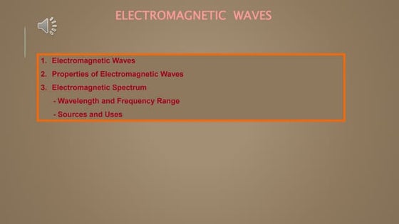 Grade 10 Science ppt Electromagnetic Waves | PPTX | Physics | Science
