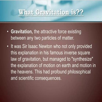 Ch-8 Gravitation.pptx powerpoint presentation | PPTX