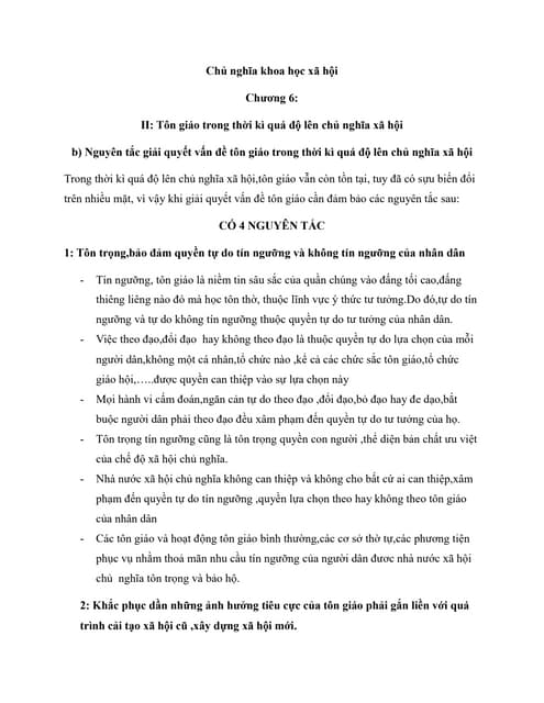 Chương 6: Dân tộc - Chủ nghĩa xã hội khoa học | PPT