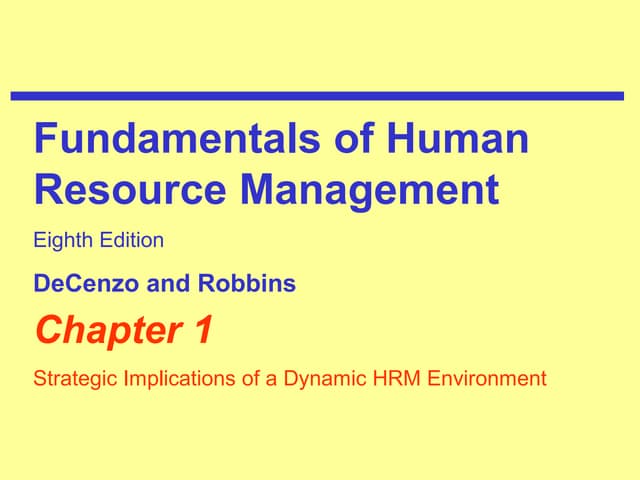 Context of hrm and challenges | PPTX