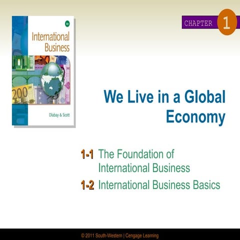 Ch01 | PPT | Business | Business and Finance