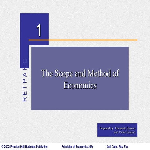 The Scope and Method of Economics | PPT | Business Accounting & Finance ...