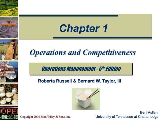Introduction to operations management | PPT | Business | Business and ...