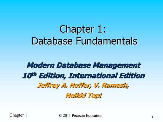 Introduction to Data Management Powerpoint | PPT | Databases | Computer Software and Applications