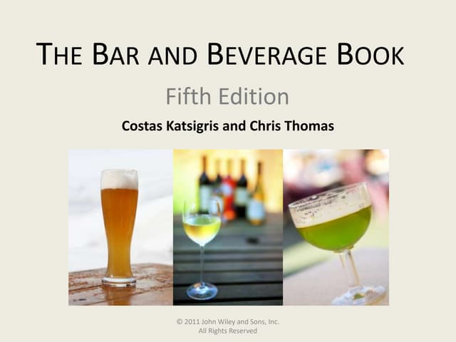 Introduction to Bar and Beverage Industry.pptx
