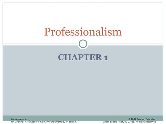 The Fundamentals of Culinary Arts, Brief origin of classical and modern ...