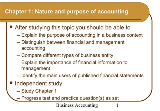 Nature Of Accounting Pdf
