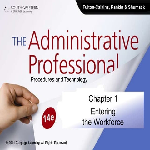 Ch01 the administrative professional | PPTX