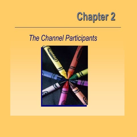 The Channel Participants Marketing Channel | PPT