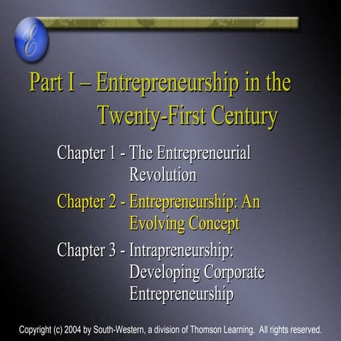 ch02.ppt Chapter 2 – Entrepreneurship: An Evolving Concept | PPT
