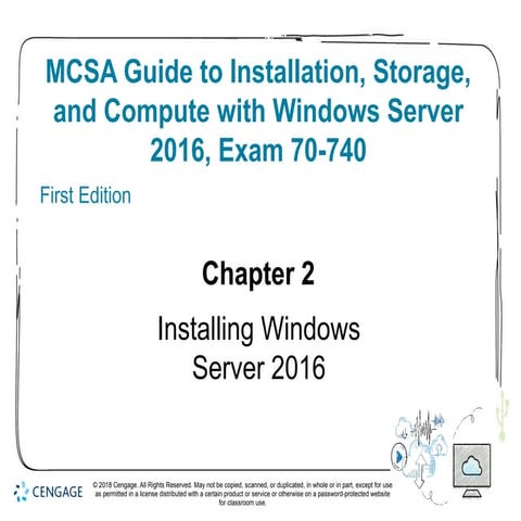 MCSA 70-740 Chapter 2: Installing Windows Server 2016 | PPTX