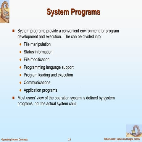 OS-operating systems - ch02 - part-2-2024 | PPT | Operating Systems | Computer Software and ...