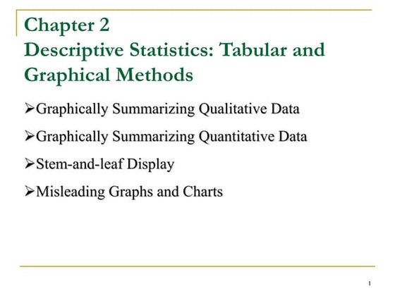 Data organization and presentation (statistics for research) | PPT