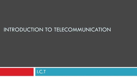 Satellite communication Basics | PPT | Computer Networking | Computing