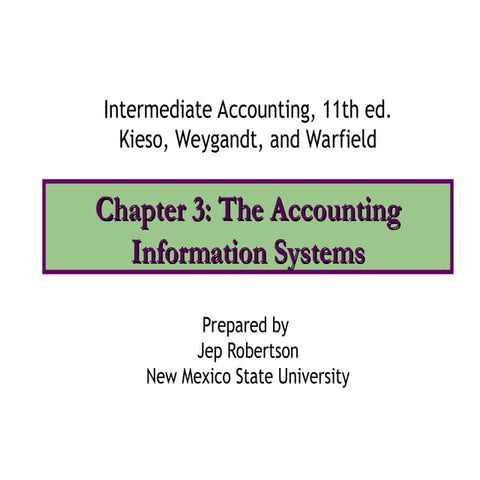 Principles of accounting chapter three. | PPT