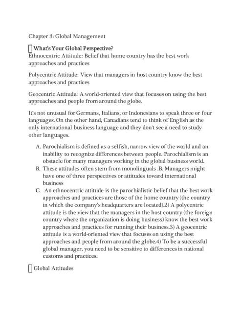 International Finance and Investment Chapter One | PDF | Business | Business and Finance