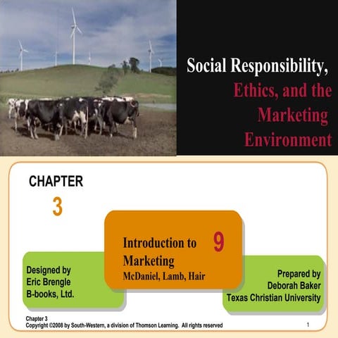 Social Responsibility, Ethics, and the Marketing Environment | PPT