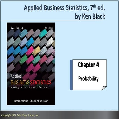 Ch04 Probability | PPT