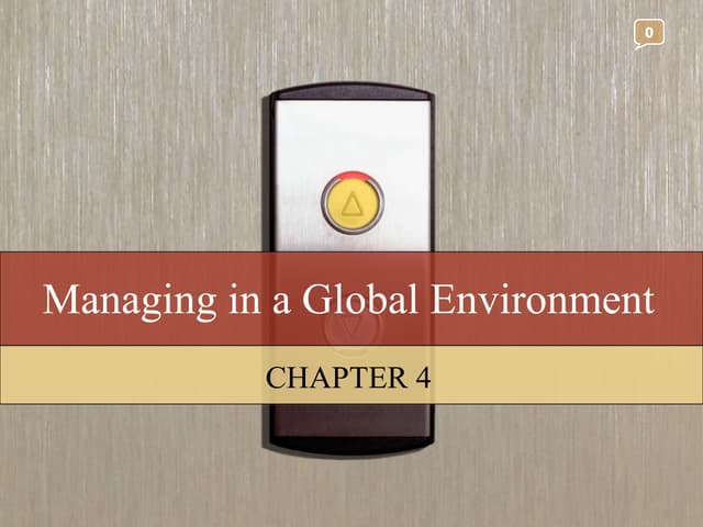 Managing in global environment | PPTX