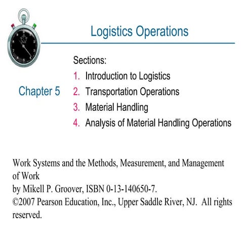 Ch05 logistics | PPT