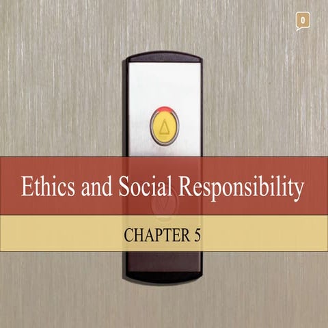 Ethics and Social Responsibility | PPT