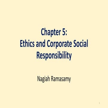 Ch 05 ethics & csr | PPTX