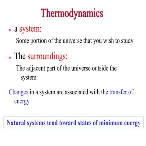 Thermodynamics -Basic concepts | PPT