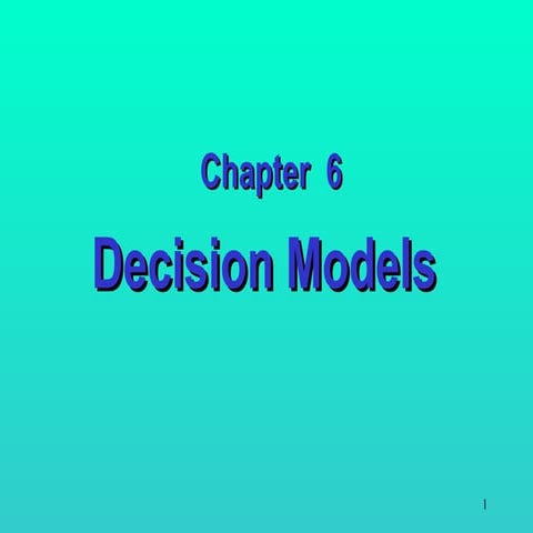 Decision models in production and operations ch06.ppt