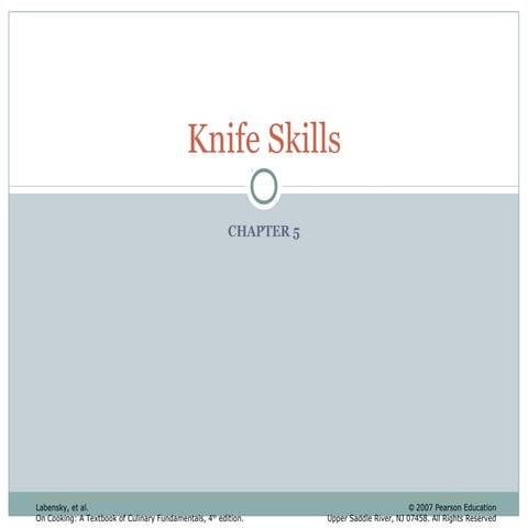 Basic knife skills presentation | PPT