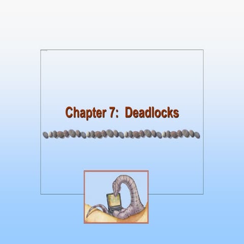 Deadlock chapter ppt.................... | PDF