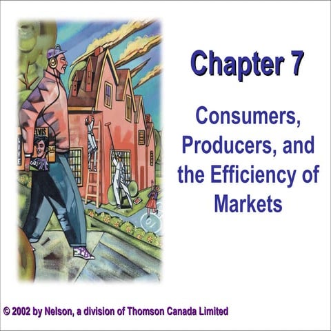 Mankiew chapter 7 Consumers, Producers, and the Efficiency of Markets | PPT